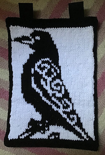 Ravelry: Spirit Raven Knitting Charts pattern by Melanie Nordberg