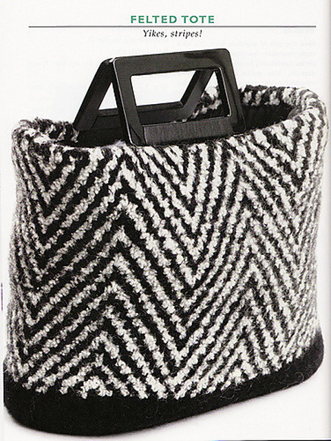 Ravelry: Felted Tote pattern by Kristin Omdahl