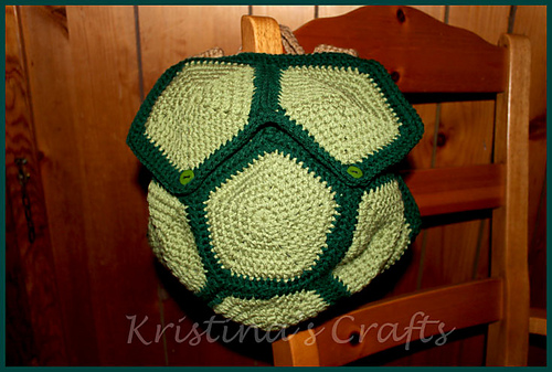 Ravelry: Turtle Shell Backpack pattern by Kristina's Crafts