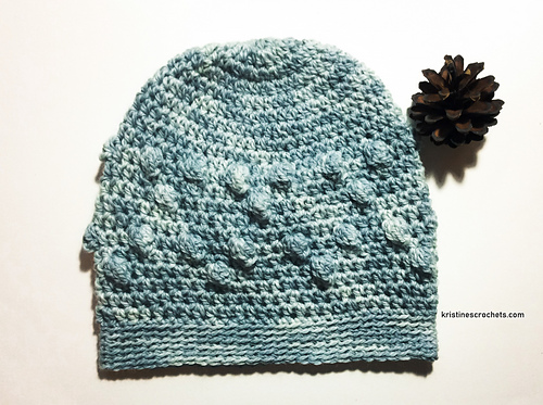Ravelry: Frosty Drops Beanie pattern by Kristines Crochets