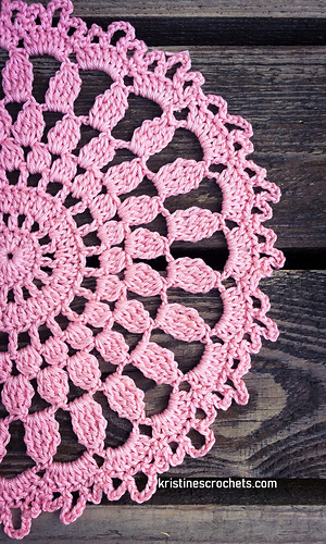 Ravelry: Floral Petals Doily pattern by Kristines Crochets