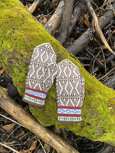 Ravelry: Roots mittens (vettlingar, votter) pattern by Kristin ...