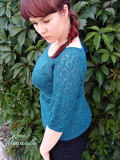 Ravelry: Dragonfly jumper pattern by Ксения Максимова