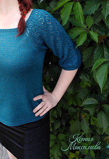 Ravelry: Dragonfly jumper pattern by Ксения Максимова