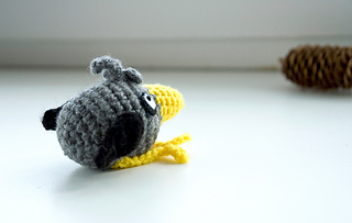 Ravelry: Easy and free crow crochet pattern pattern by tiny Alchemy