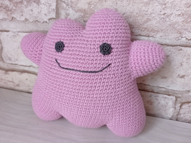 Ravelry: pokemon ditto plush pattern by Kseniia Dronova