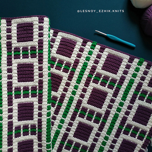 Ravelry: Square Blanket pattern by Kseniya Nikitina