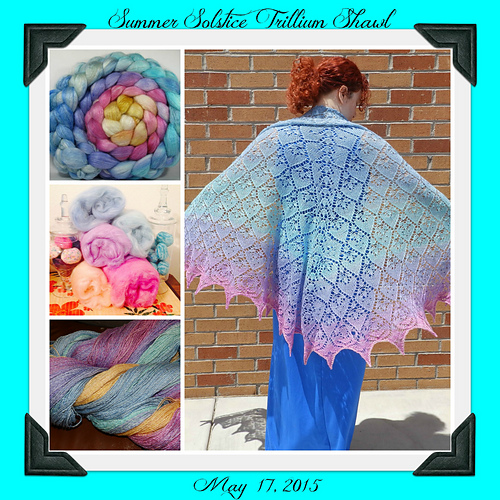 Ravelry: Shawl Trillium pattern by Alla Borisova