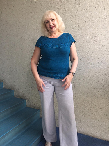 Ravelry: Linen top pattern by Elena Lebedeva