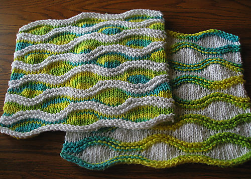 Ravelry: Lizard Ridge Dishcloth pattern by Laura Aylor