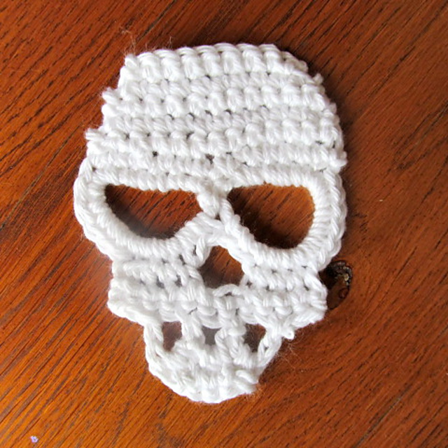 Ravelry: LBK63's Cotton Crochet Skull Applique