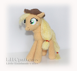 Ravelry: Applejack Inspired Pony pattern by Kristine Kuluka