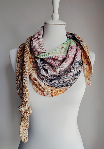 Ravelry: Mini Skein Shawl pattern by Tanya Eberhardt