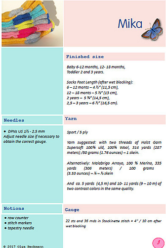 Ravelry: Mika pattern by Olga Beckmann