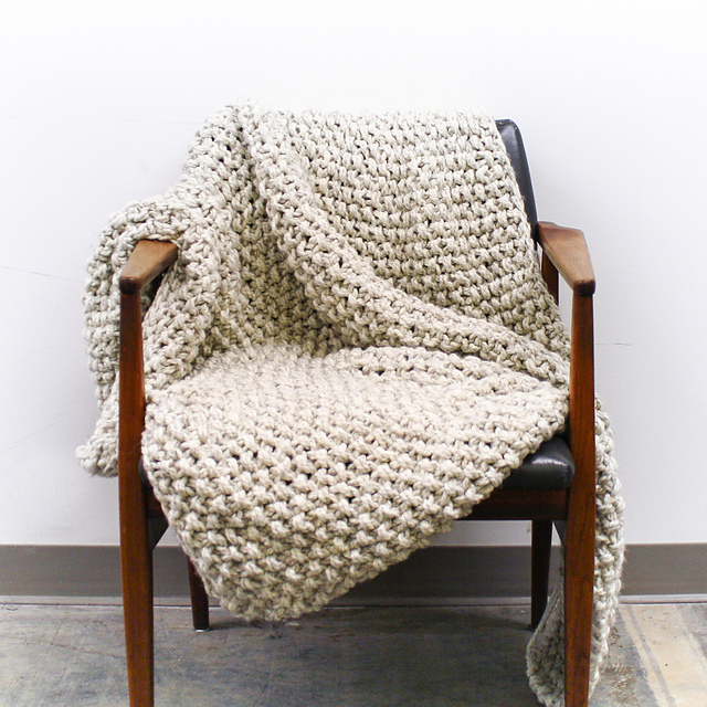 Ravelry: Blanket Textured Throw pattern by Alison Abbey