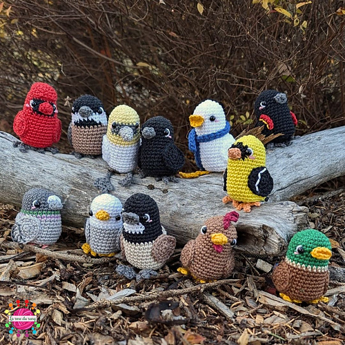 Ravelry: Pocket Birds of North America pattern by Karine Larose