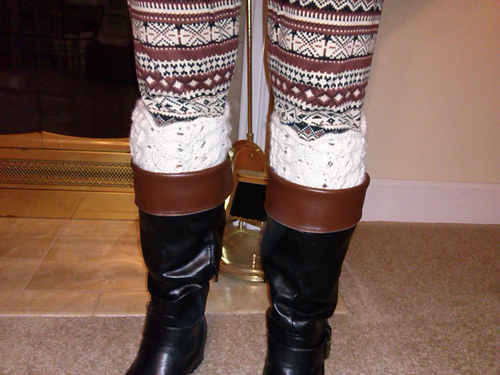 Ravelry: Up Down Over Boot Cuff pattern by Sherrie Gibson