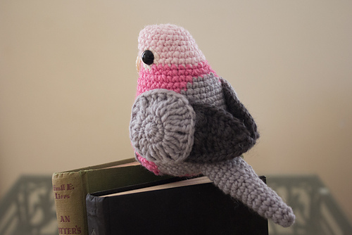 Ravelry: Pink and Grey Galah pattern by Ashley Radalj