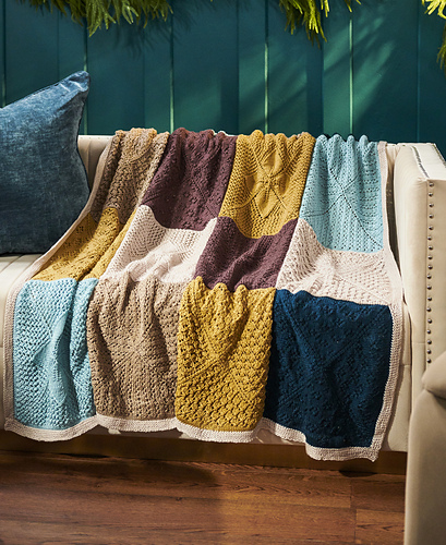 Ravelry: Thread Language Throw pattern by Tori Gurbisz Chapel