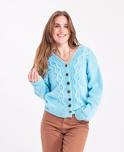 Ravelry: Luster Cabled Cardigan pattern by Tori Gurbisz Chapel