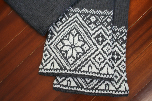 Ravelry: Norwegian Snowflake Scarf pattern by Todd Gocken