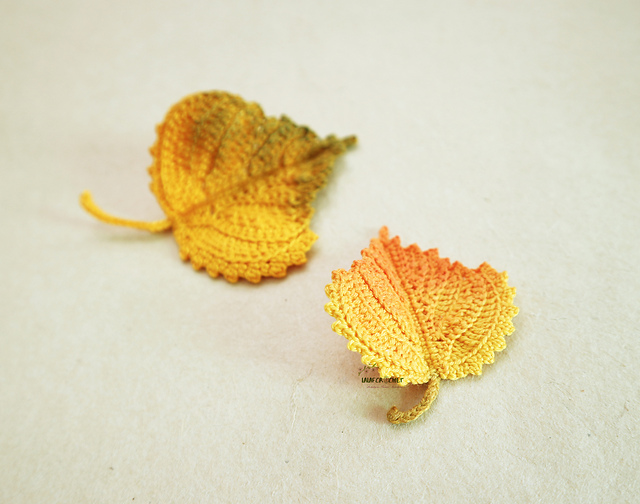 Ravelry: Birch autumn leaves pattern by Lala Nguyen