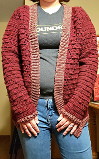Ravelry: Double Diamonds Cardigan pattern by Lana Tibi Designs