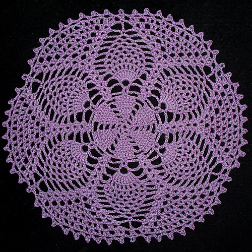 Ravelry: Glorious Gray Pineapple Doily pattern by James G Davis