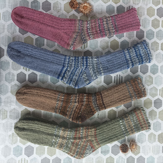 Ravelry: Easy sock (strong heel) pattern by Isabel Ciudad