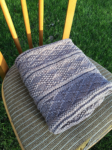Ravelry: Guernsey Style Baby Blanket pattern by Kate McDaid