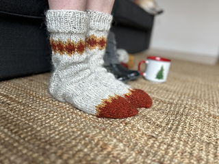 Ravelry: The Cozy Cabin Socks pattern by Bethana Briffett