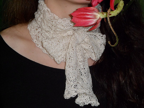 Ravelry: Miss Morland's Neckcloth pattern by Kendra Nitta