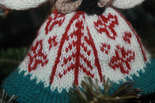 Ravelry: Fair Isle Angel Ornament pattern by Laura Andrews