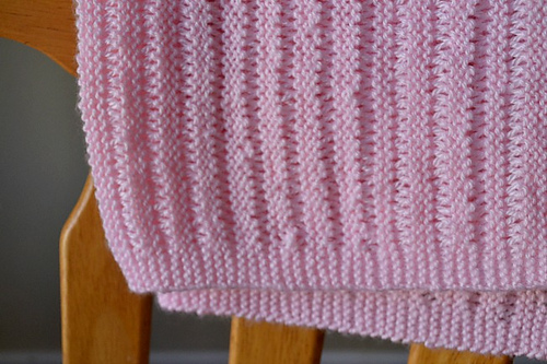 Ravelry: Dropstitch Baby Blanket pattern by Laura Falin