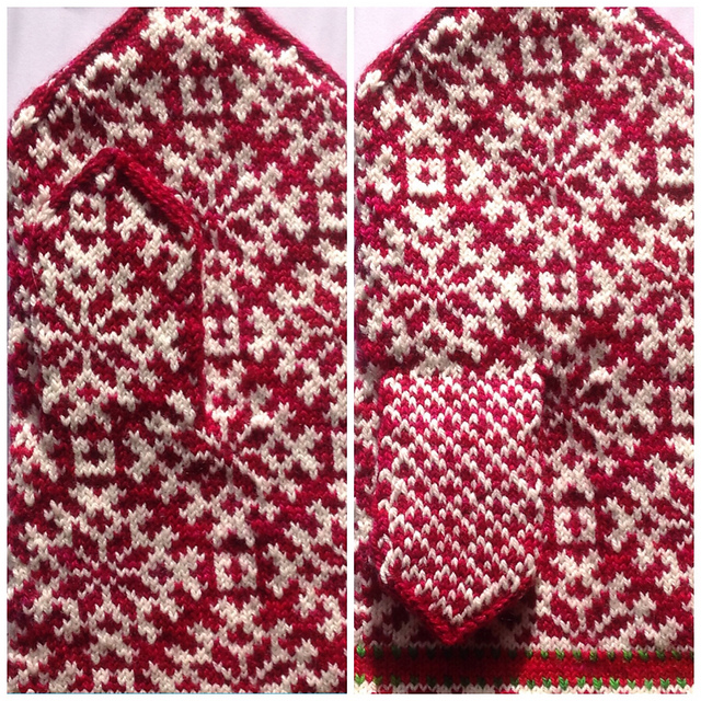 Ravelry: LaurieM's Magnificent magenta mittens