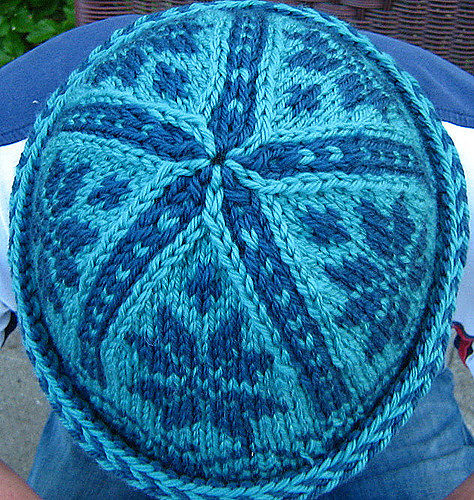 Ravelry: Triple-Patterned Watch Cap pattern by Charlene Schurch