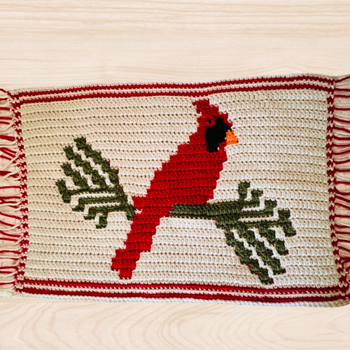 Ravelry: Cardinal Mosaic Placemat pattern by Lynette Kosar