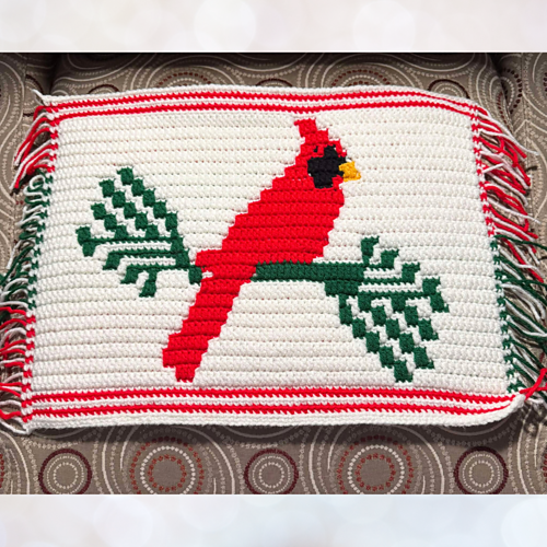 Ravelry: Cardinal Mosaic Placemat pattern by Lynette Kosar