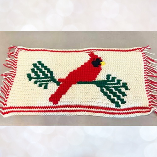 Ravelry: Cardinal Mosaic Placemat pattern by Lynette Kosar