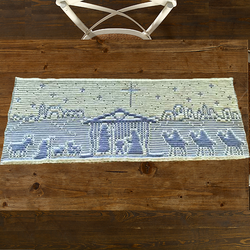 Ravelry: Nativity Mosaic Table Runner pattern by Lynette Kosar
