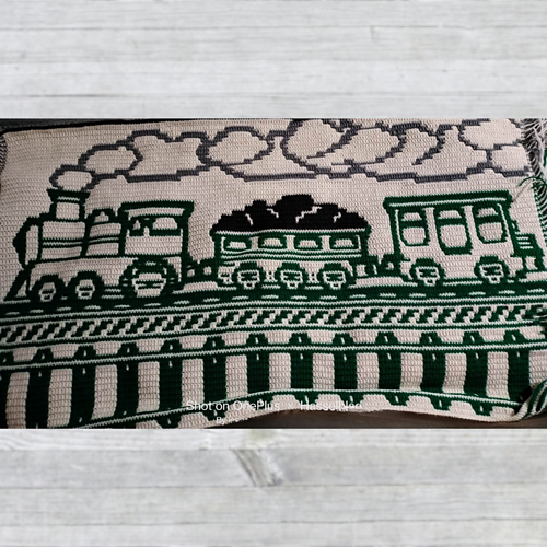 Ravelry: Doc's Railroad Train Mosaic Blanket pattern by Lynette Kosar