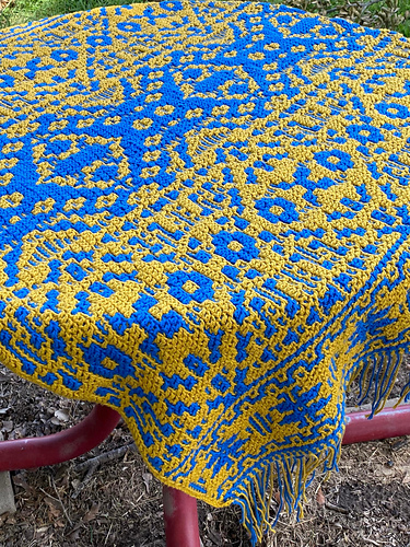 Ravelry: David's Mosaic Medallion pattern by Lynette Kosar