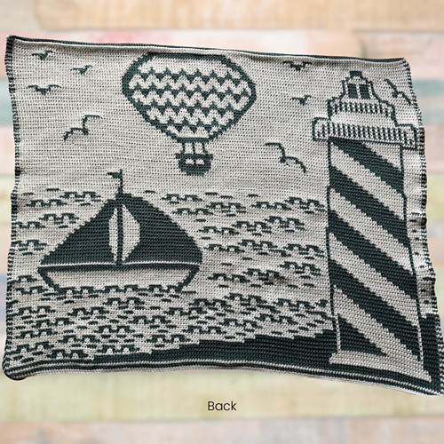 Ravelry: Lighthouse by the Sea Mosaic pattern by Lynette Kosar