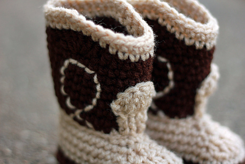 Ravelry: The Western - Cowboy Baby Booties pattern by Samantha Furst