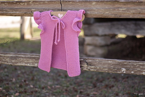 Ravelry: Ruffled Vest Claudia pattern by Southknitwear by ALC