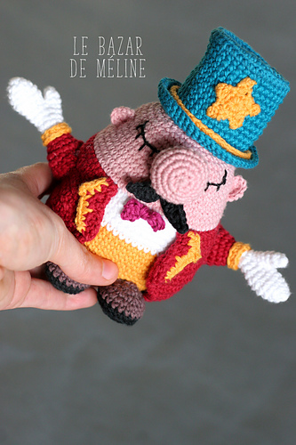 Ravelry: loyal, the ringmaster pattern by Ahooka Migurumi