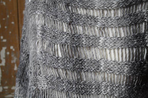 Ravelry: Dropped Paper Poncho pattern by Leslie North