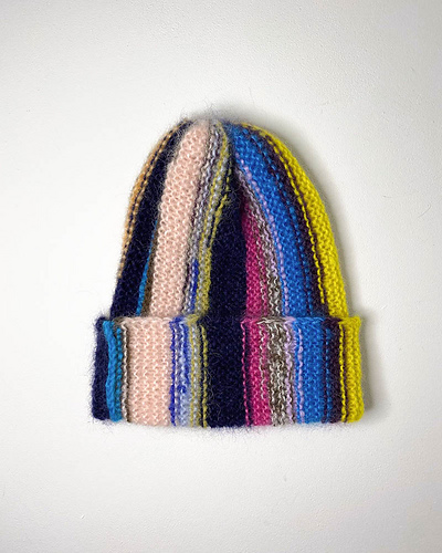 Ravelry: Easy Beanie Multicolor pattern by LE PULL
