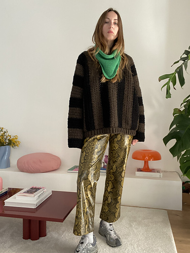 Ravelry: Pop Corn Sweater pattern by LE PULL