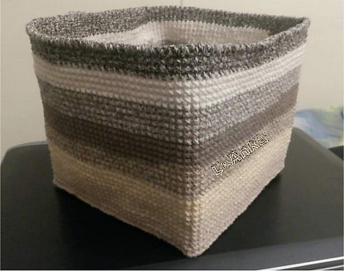 Ravelry: Hemp basket pattern by Maria Isabel
